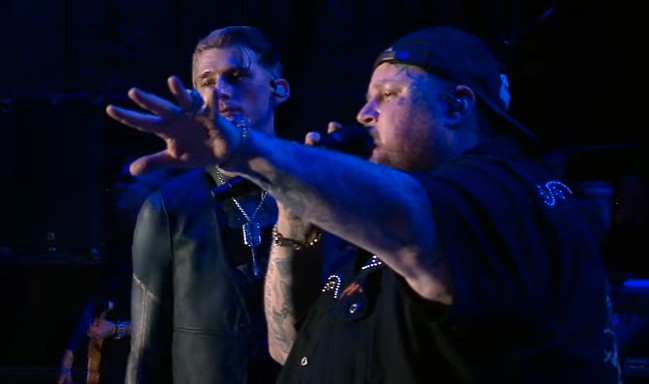 Watch Jelly Roll & mgk perform "Lonely Road" live from Harley-Davidson ...