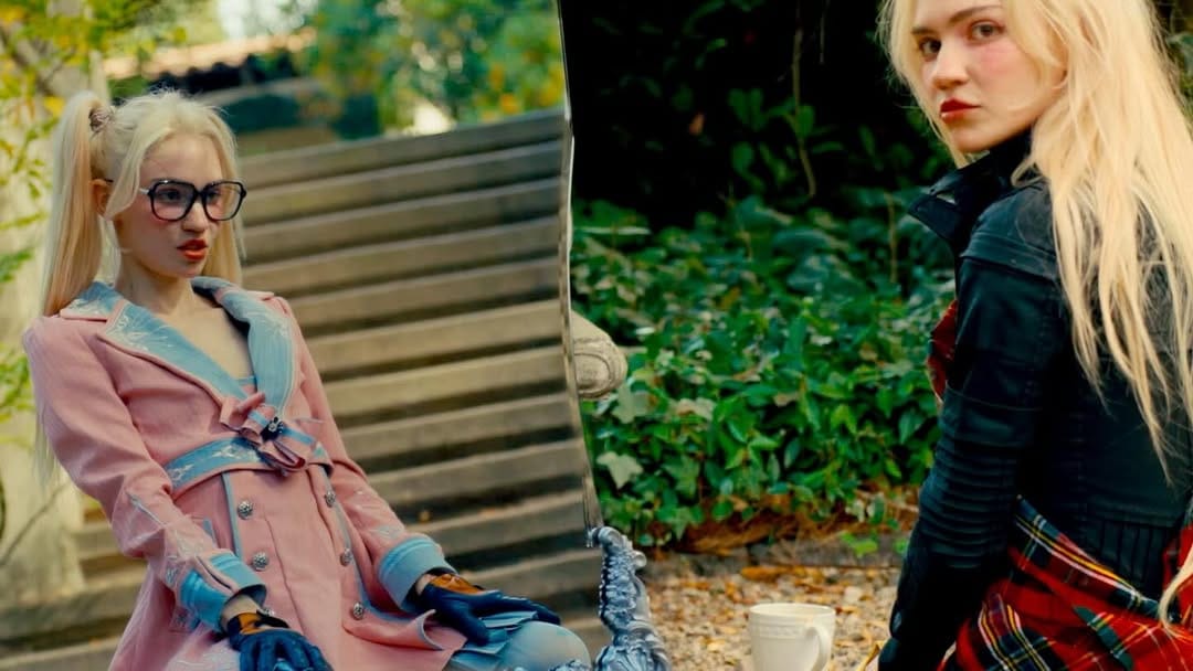 Anime army girls, cave people, fake weapons, and more in Grimes ...