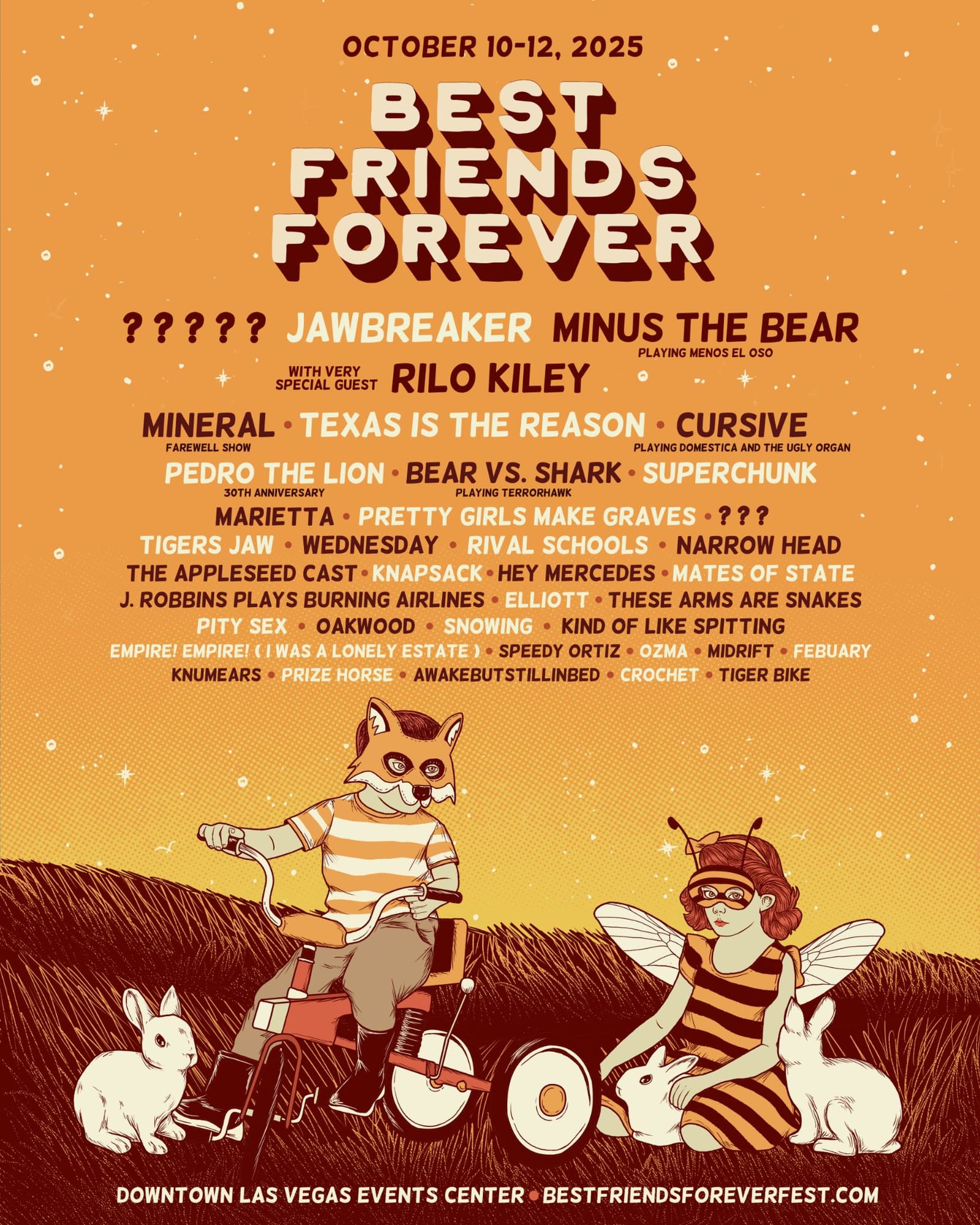 Best Friends Forever Festival returns with Rilo Kiley, Jawbreaker, and ...