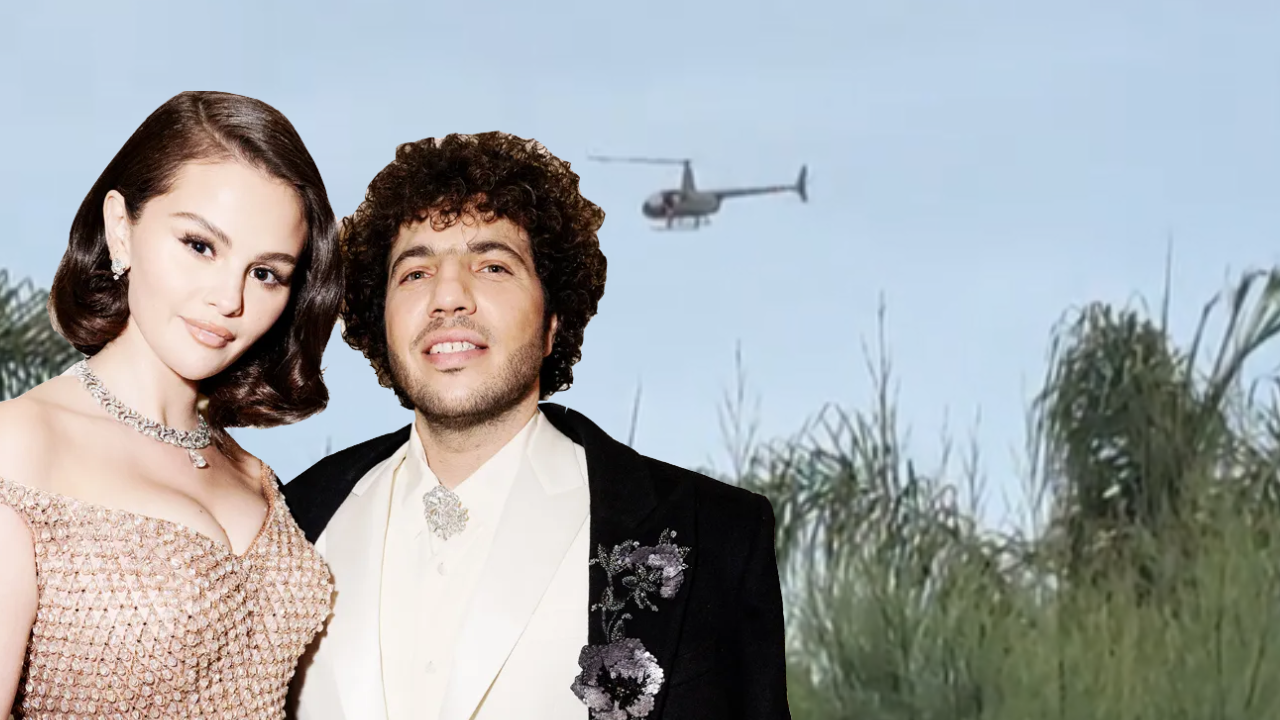 TMZ has no chill, flys helicopter over Selena Gomez and Benny Blanco’s wedding to get photos