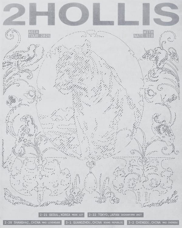 2hollis announces Asian tour dates