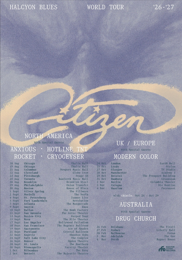 Citizen announce new album and tour, share lead single
